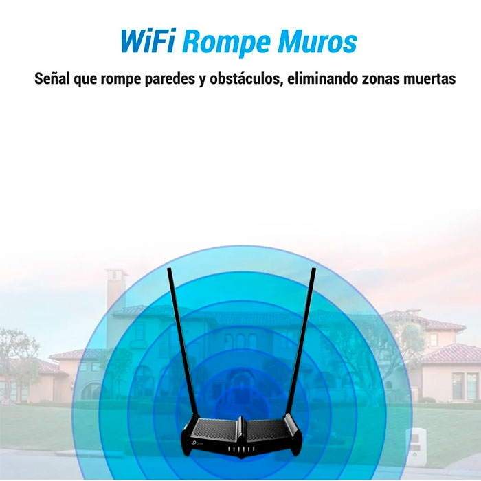 Router Tp-link Tl-wr841hp Rompemuros 300mbp Alta Potencia