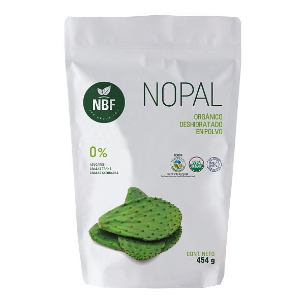 NBF NOPAL DESHIDRATADO ORGÁNICO 454 gr