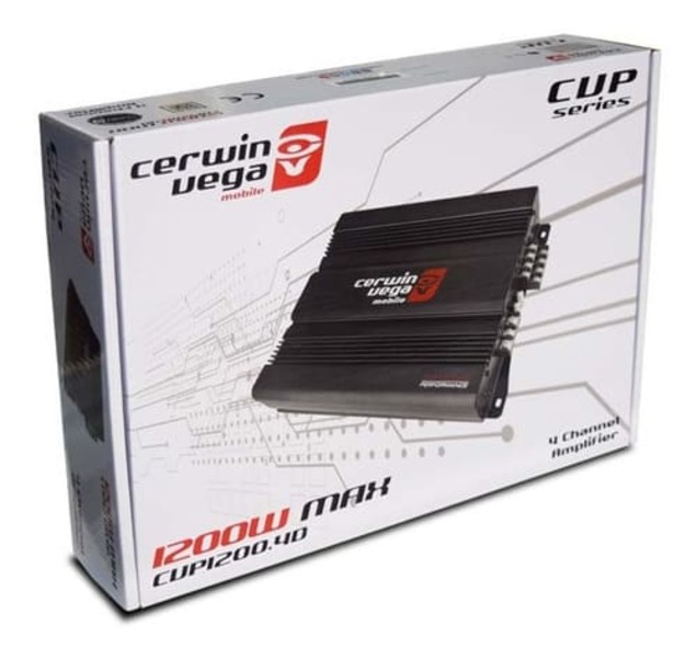 Amplificador De 4 Canales Cerwin Vega Cvp1200.4d 1200w Clase D