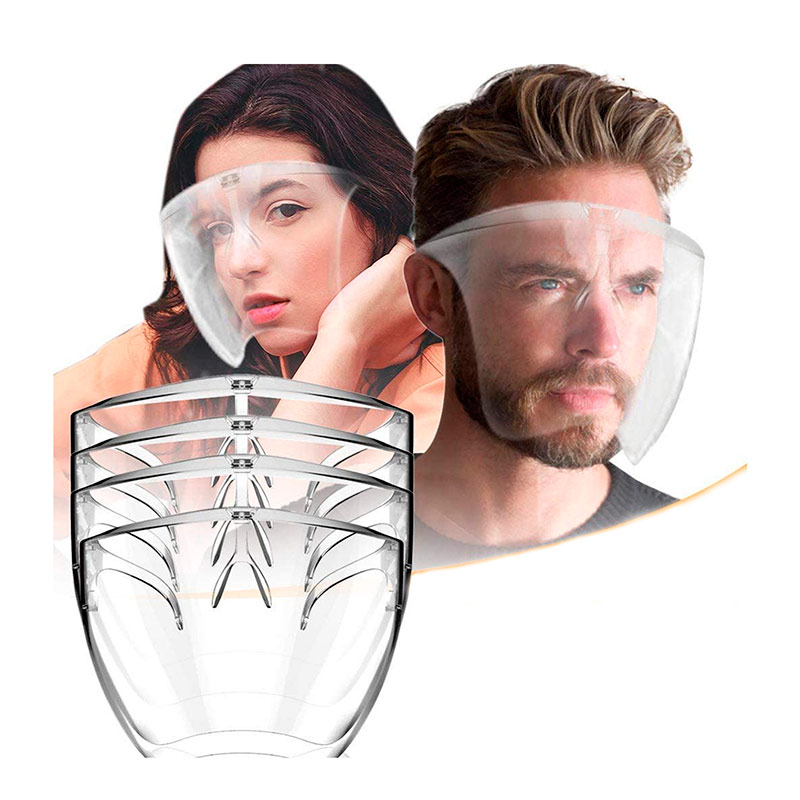 Careta Protectora Facial Transparente Reutilizable 4 piezas