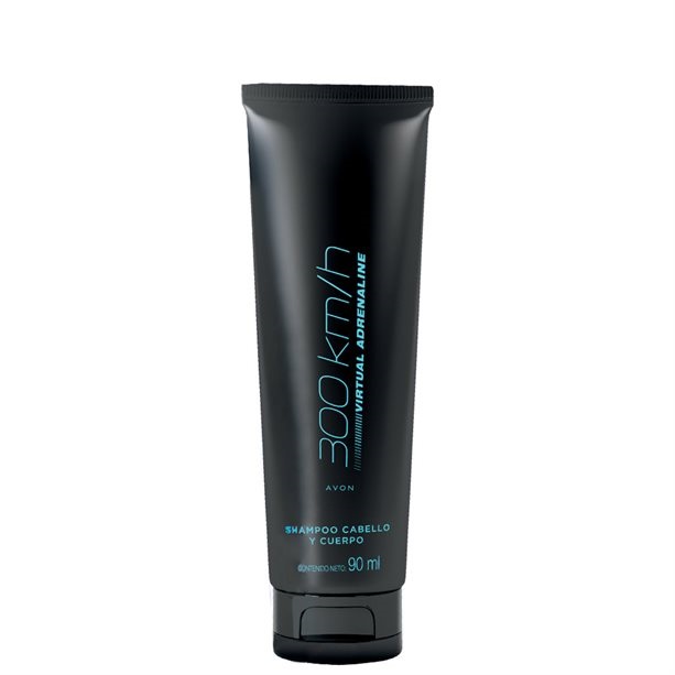 300 Km/h Virtual Adrenaline Shampoo Para Cabello y Cuerpo de Avon