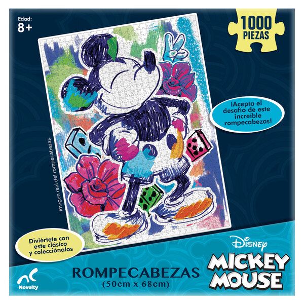 Rompecabezas Coleccionable de Mickey 1000 Piezas Novelty