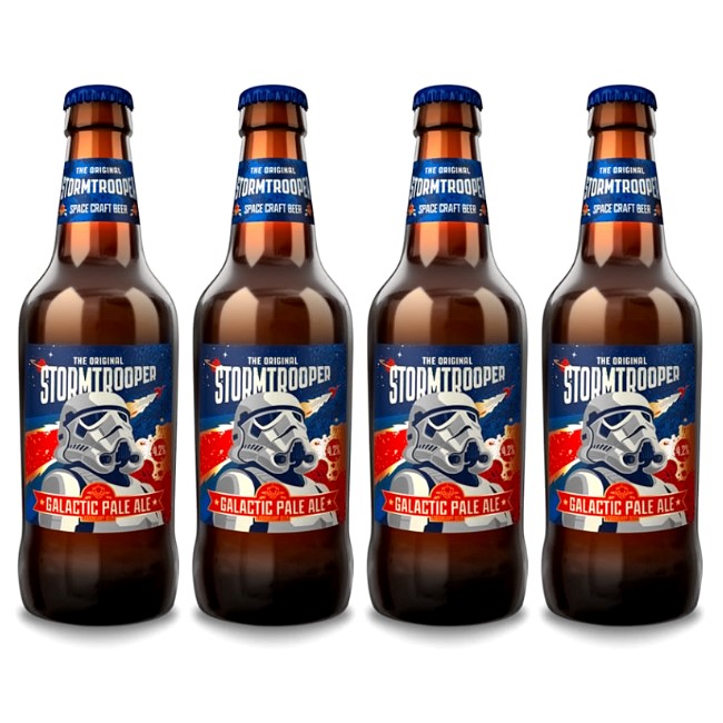 Cerveza Stormtrooper Galactic Pale Ale 4 x 500ml. Importada del Reino Unido