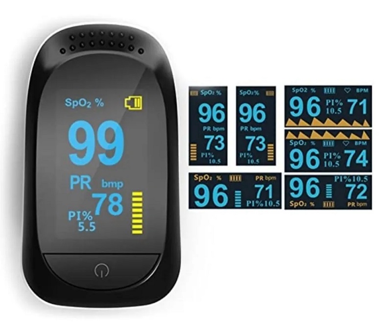 Oximetro de Dedo Pulse A2 Determina con Precisión el Nivel de Oxígeno ...