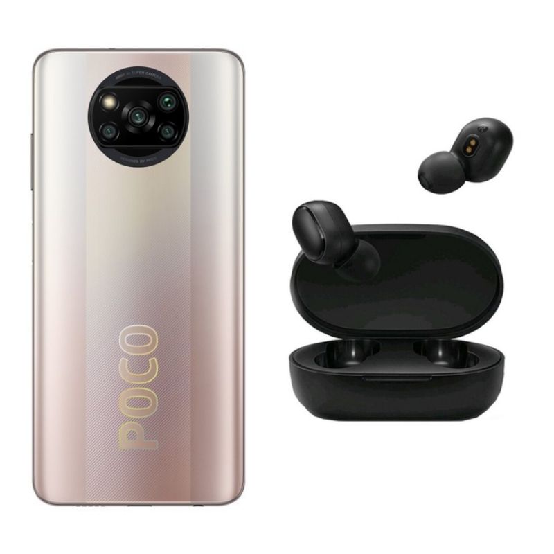 Bundle POCO X3 Pro Bronce 6GB + 128GB + Earbuds Basic 2