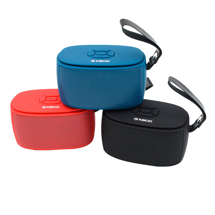 Altavoz inalámbrico Bluetooth KB-RAD-62 con Radio FM en diferentes colores