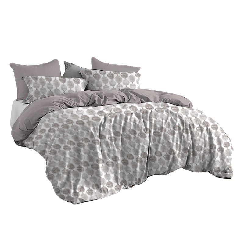 SET EDREDON CON COJÍN FRAVEN BEIGE MAT