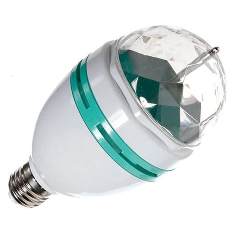 Foco LED Decorativo Giratorio Fiesta RGB