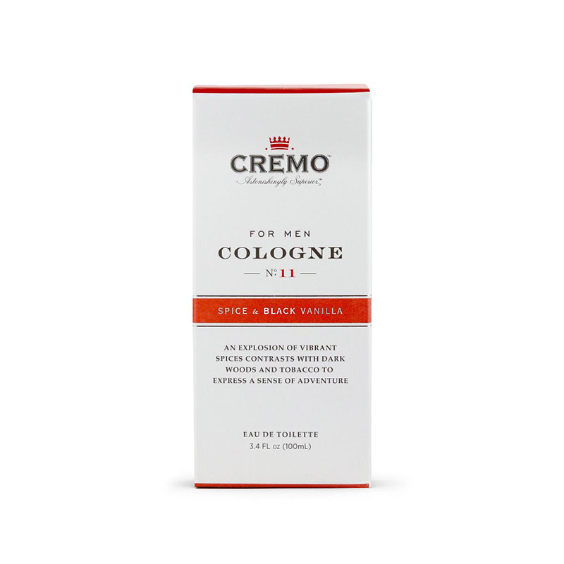 Cremo Spice & Black Vanilla Spray Cologne 3.4oz. 00743