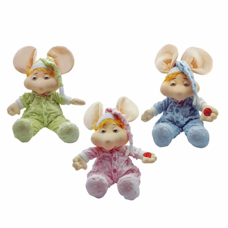 Topogigios Musicales Paquete 3 pz Movimientos Faciales Baterías Triple A