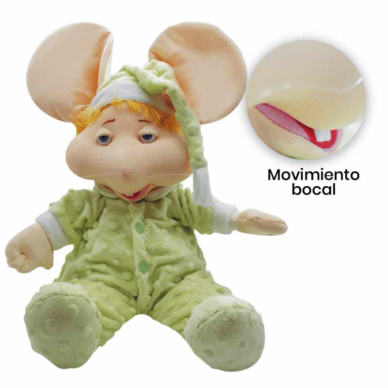 Topogigios Musicales Paquete 3 pz Movimientos Faciales Baterías Triple A