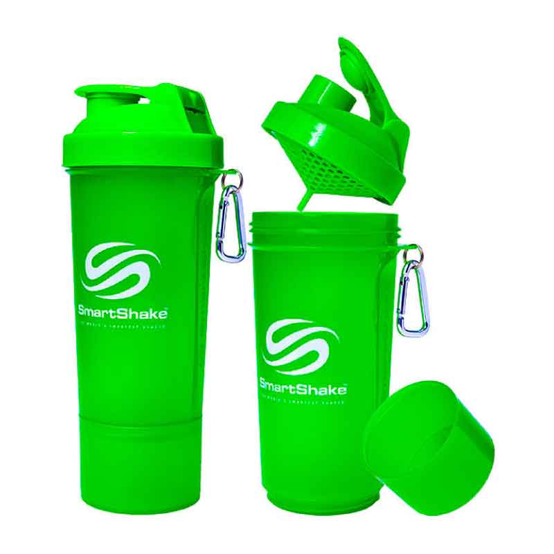 Shaker Slim SmartShake 500 ml - Verde Neon