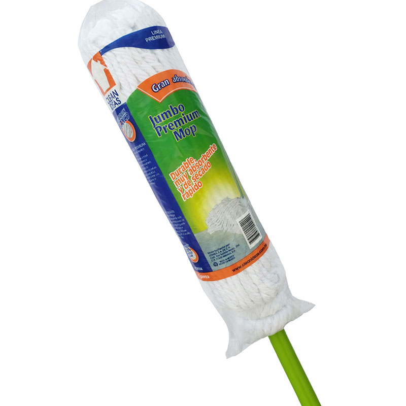 Trapeador Jumbo Premium Algodon Clean Ideas Mop Jumbo