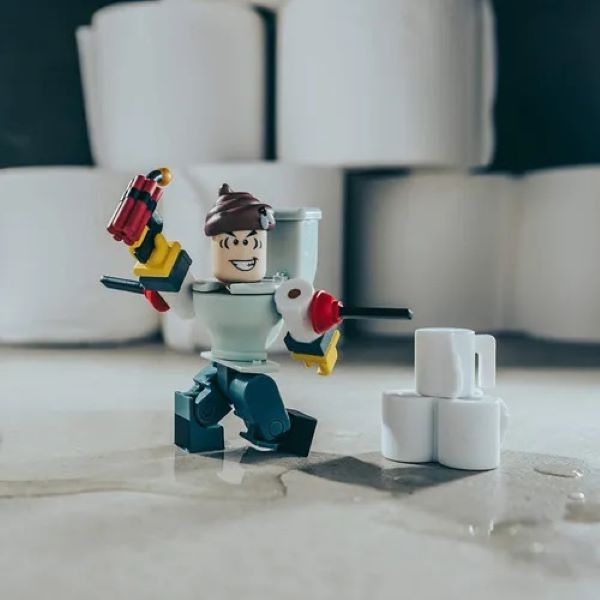 Roblox Mr Toilet Figura Articulada Colecconable Niños/niñas