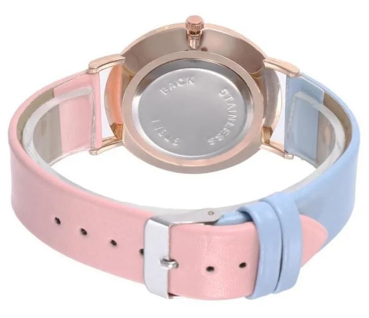 Reloj Para Dama Colores Caramelo Ajustable Elegante