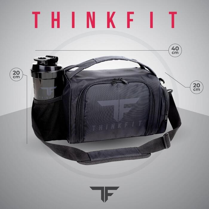 Thinkfit Insulated Lunch Boxes Azul 100% Original Negro