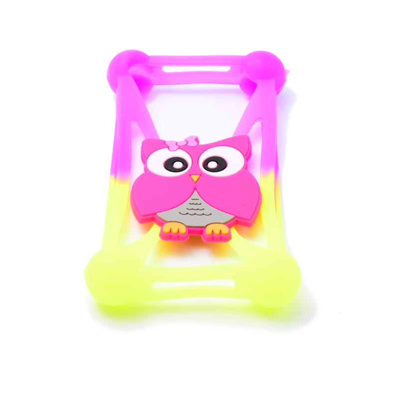 Protector De Silicon Forma De Buho Para Celular