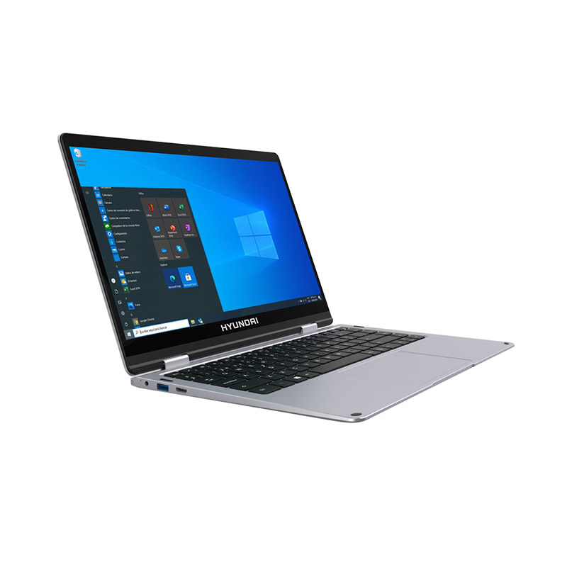 Laptop Hyundai 2 en 1 HyFlip, 14, Intel Celeron, 4GB RAM, 64GB, Windows ...