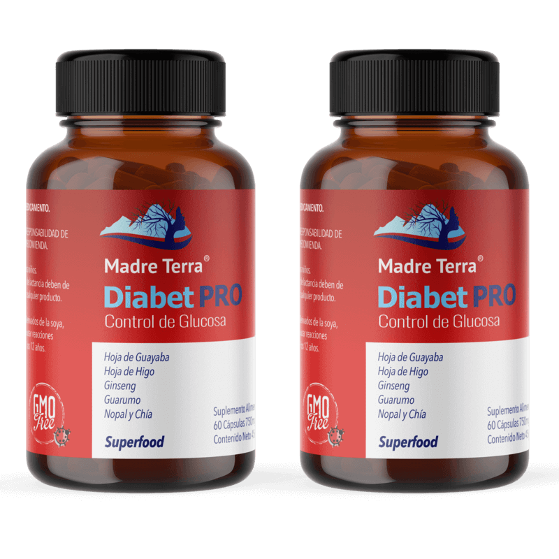 Diabet Pro - 2 Pack Control Glucosa Tratamiento Diabetes