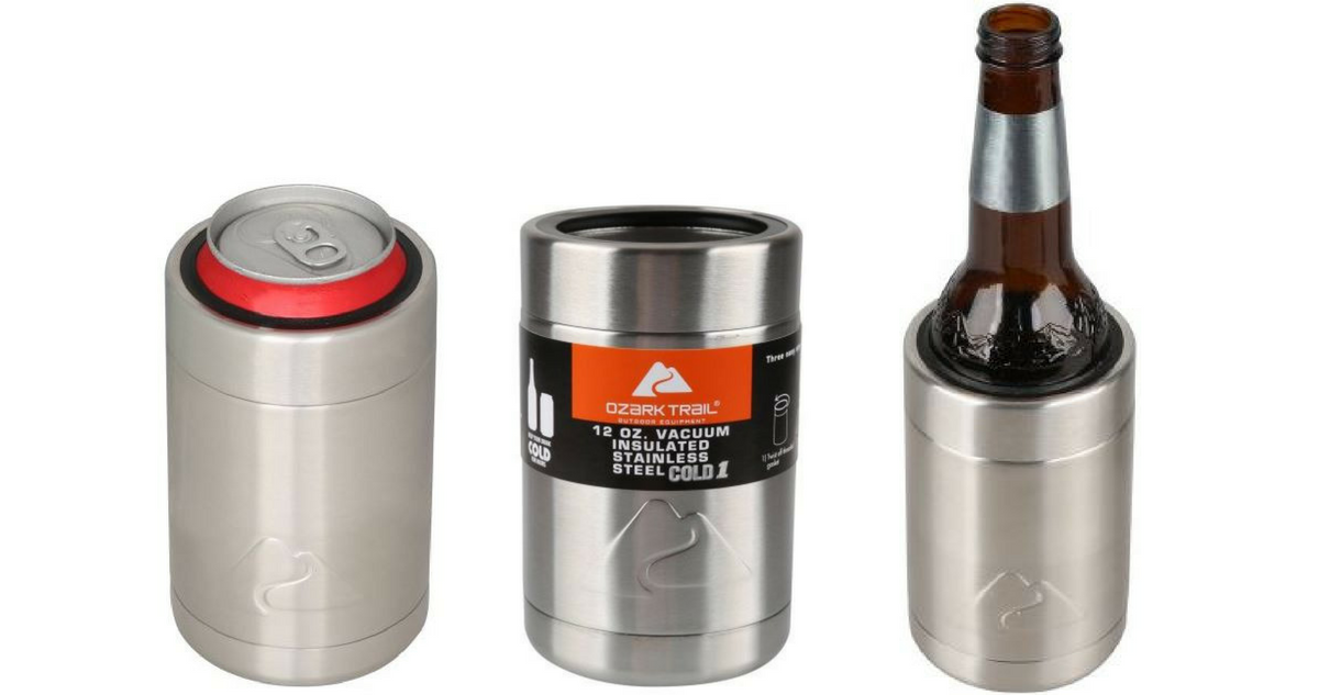 PORTA LATA / BOTELLA TERMICO OZARKTRAIL 12 oz INOX.