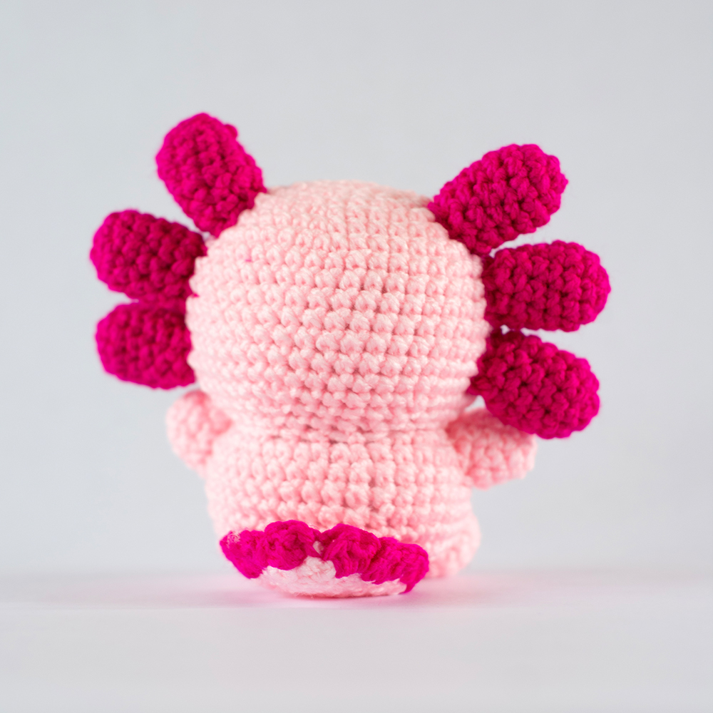 Chibi Ajolotito | Peluche de ajolote Rosado