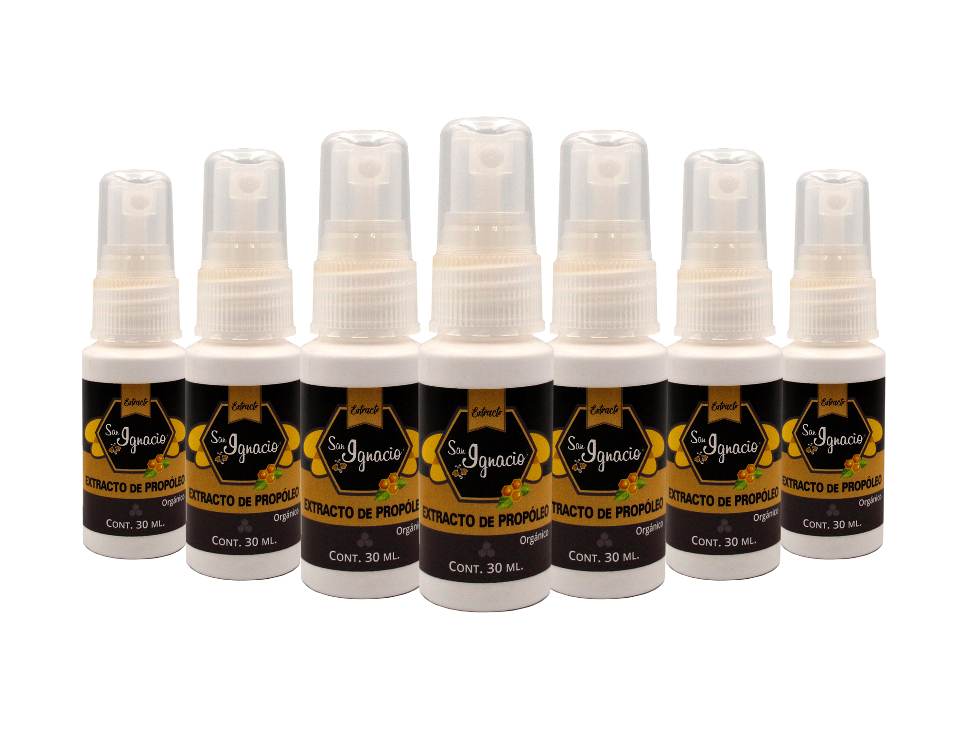 10 Pack Extracto De Propóleo Orgánico San Ignacio Atomizador 30ml