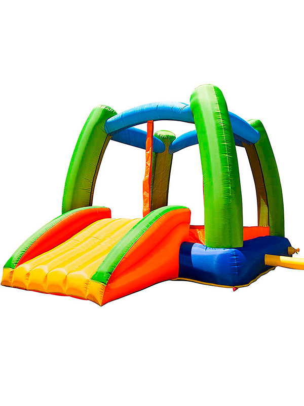 Brincolín Inflable C/ Resbaladilla, Red, Bomba Eléctrica