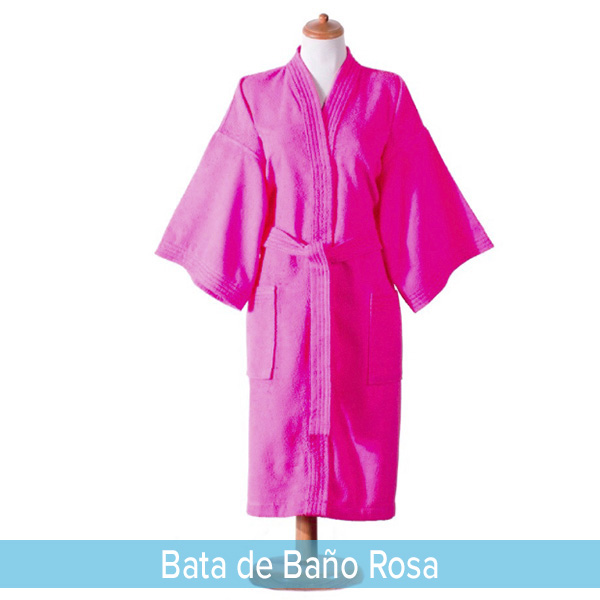 Bata De Baño Unitalla Con Cinta 100% Algodón Varios Colores