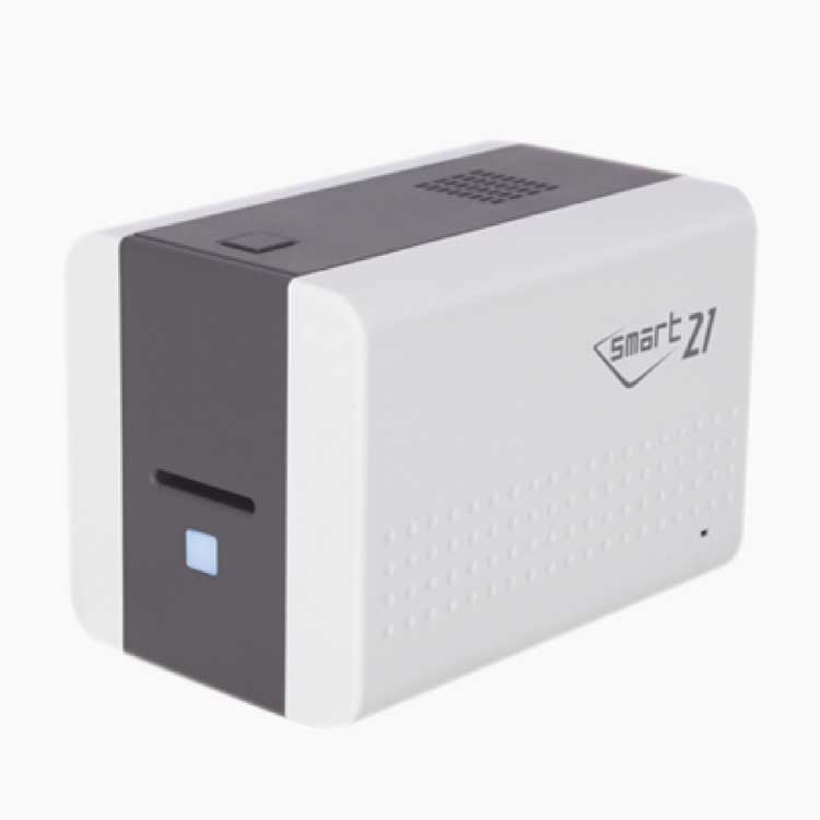 Impresora de Tarjetas Semi- automática SMART21 / Ingreso de Tarjetas Manual/Incluye Ribbon ...