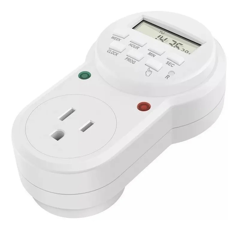 Temporizador Timer Digital Steren Temp-08e De 8 Eventos