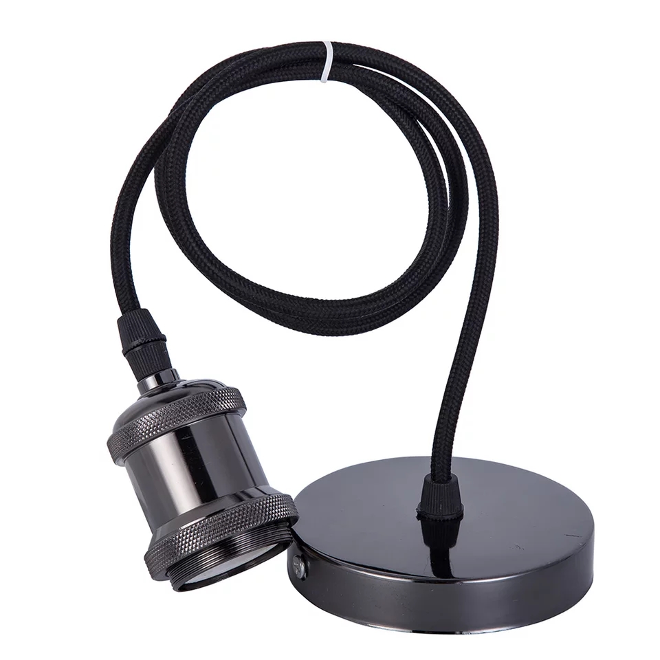 Lampara Socket Vintage Minimalista E27 Colgante Retro