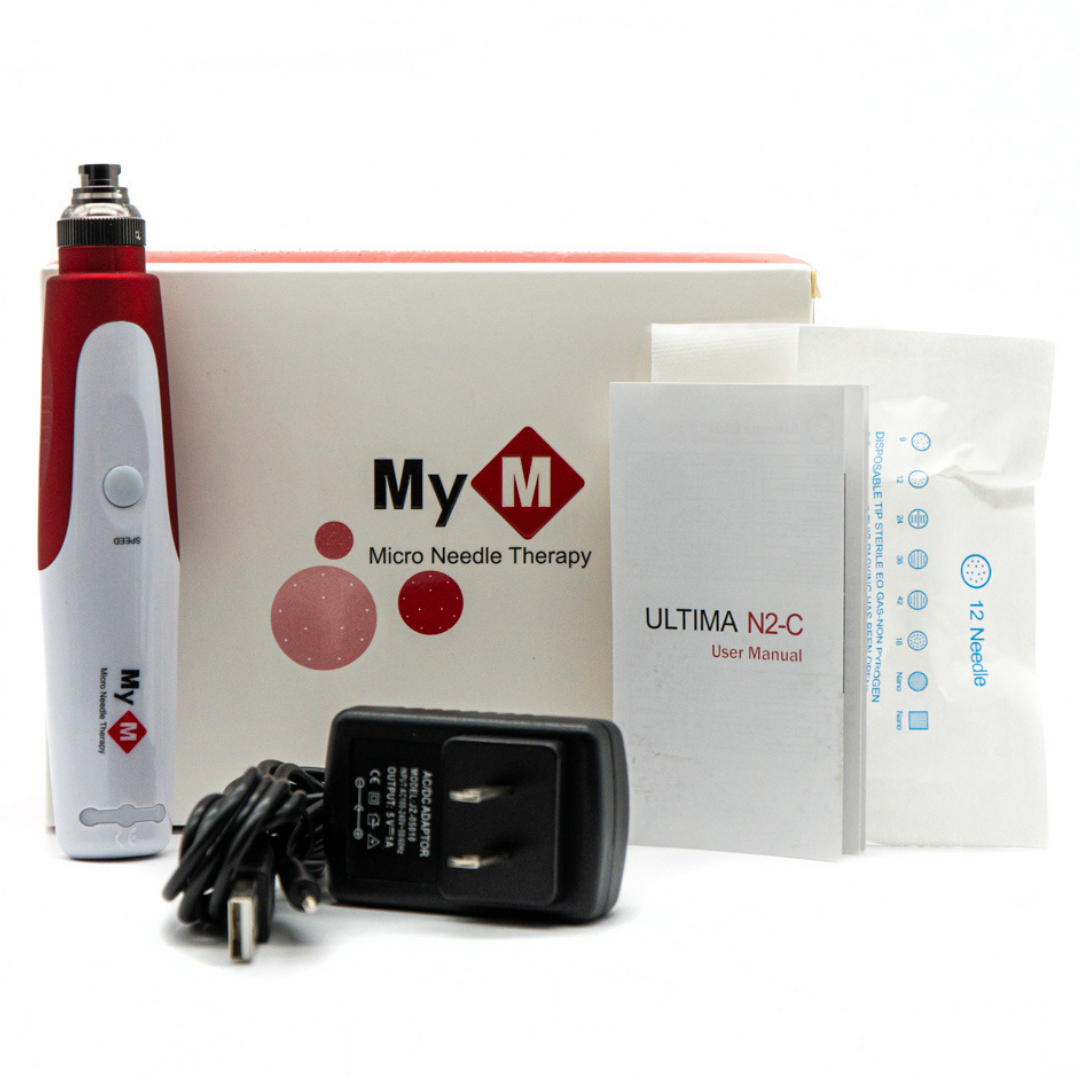 Dermapen MyM con 6 Cartuchos 3 de 12 y 3 de 36