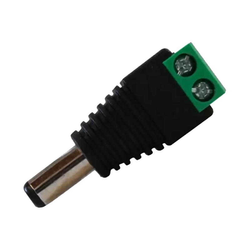 10 pzas Conector Macho Plug 2.1mm Para Arduino Camara Cctv