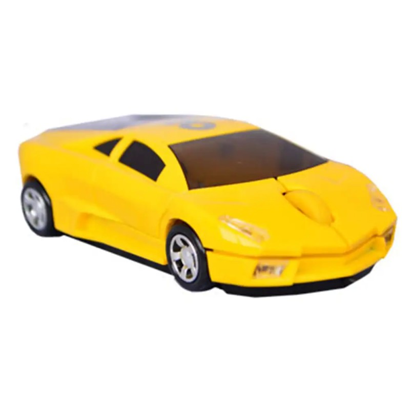 Mouse Alambrico Lamborghini Usb Amarillo 1200DPI