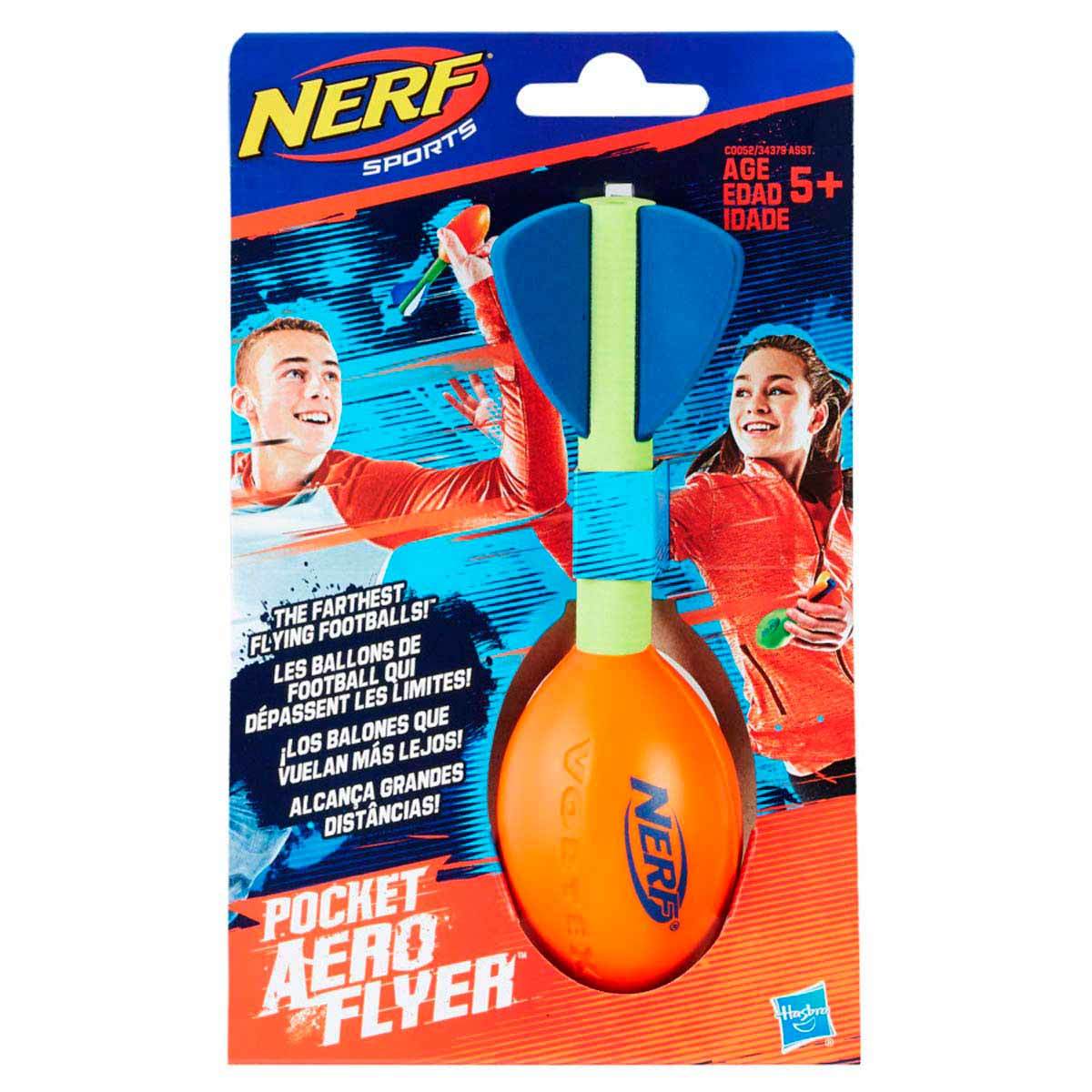 Mini Nerf Football NERF Pocket Aero Flyer Green - Australia Nerf Vortex