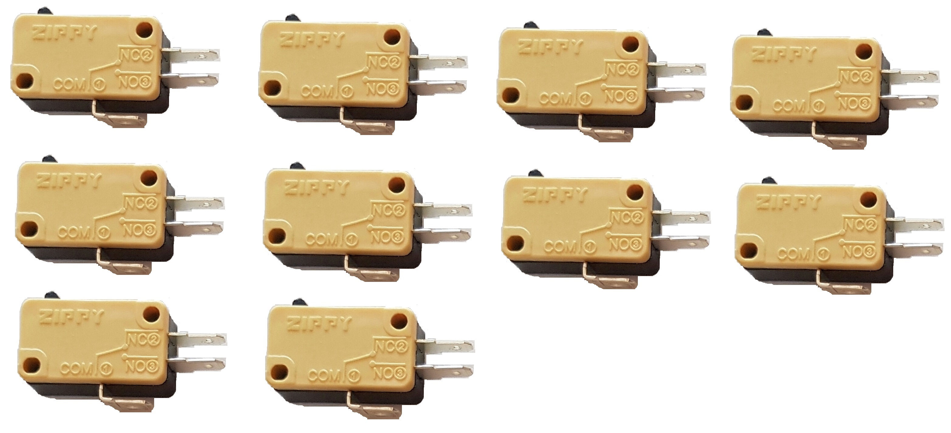 10 Microswitch Zippy Para Botón
