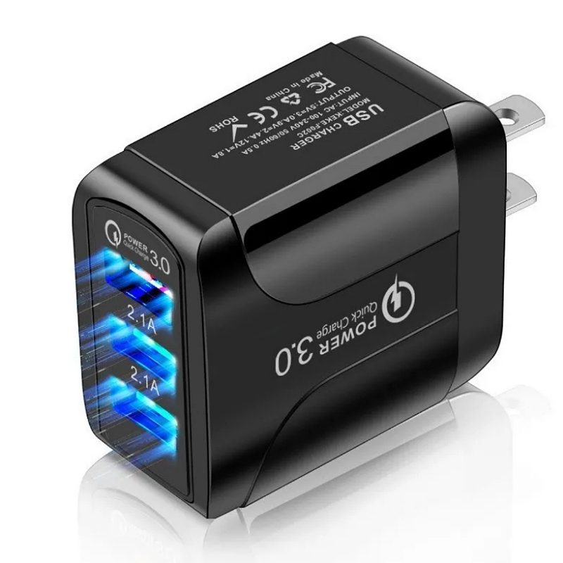 Turbo Cargador Carga Rapida Qc 3.0 | 3 Puertos Usb