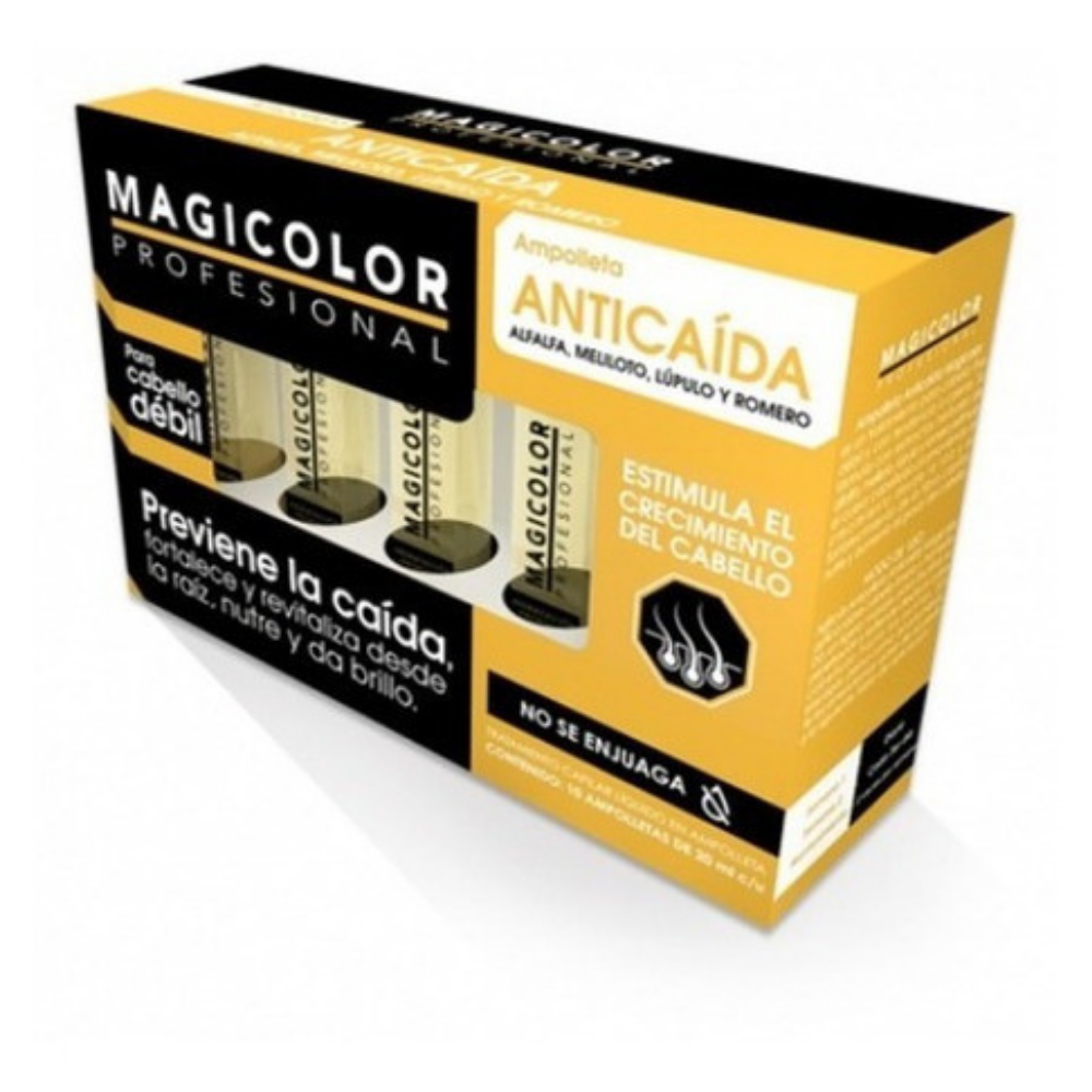 Tratamiento Anticaída Cabello Magicolor 10 Ampolletas 20ml