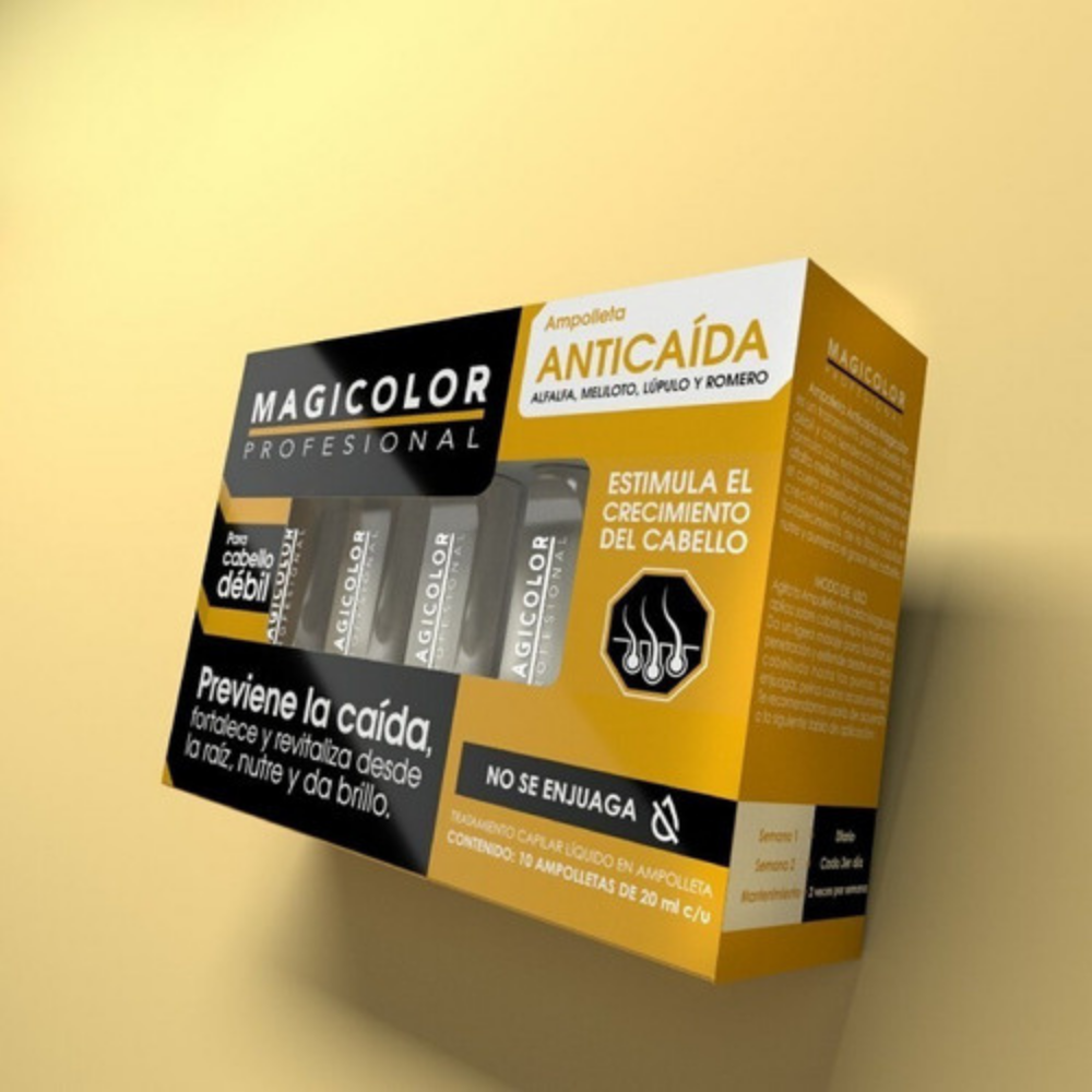 Tratamiento Anticaída Cabello Magicolor 10 Ampolletas 20ml