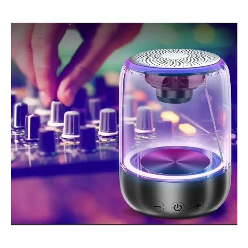 Bocina Bluetooth Portátil Micrófono Reproductor De Audio