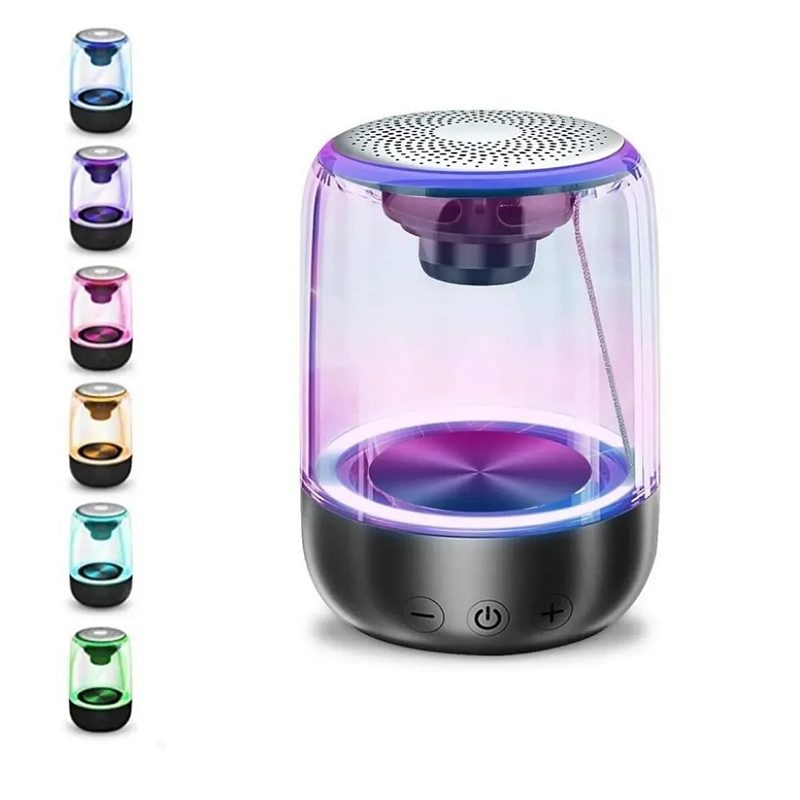 Bocina Bluetooth Portátil Micrófono Reproductor De Audio