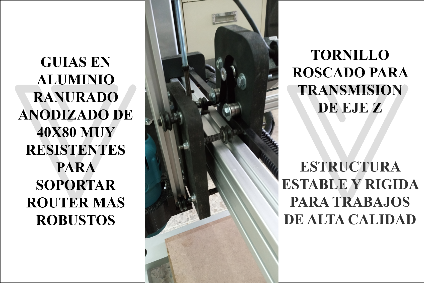 Cnc Router ALC Pro con Laser 20w 122x122 Más Vectores