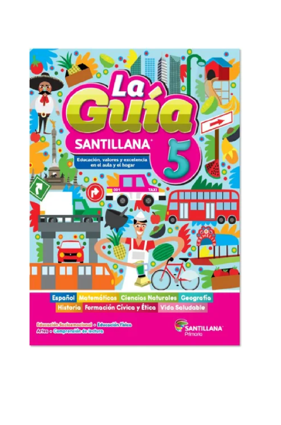 La Guía Santillana 5to Grado Oficial 2021-2022 3pack