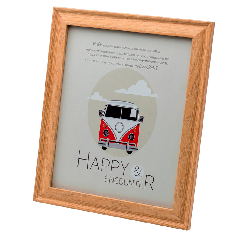 Portaretrato Madera 5x7 Babyshower Oficina Diploma Hw028