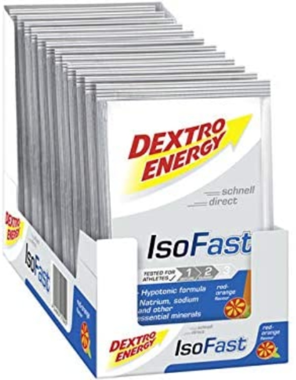 Dextro Energy Isofast Bebida Hipotónica orange56g 12pz