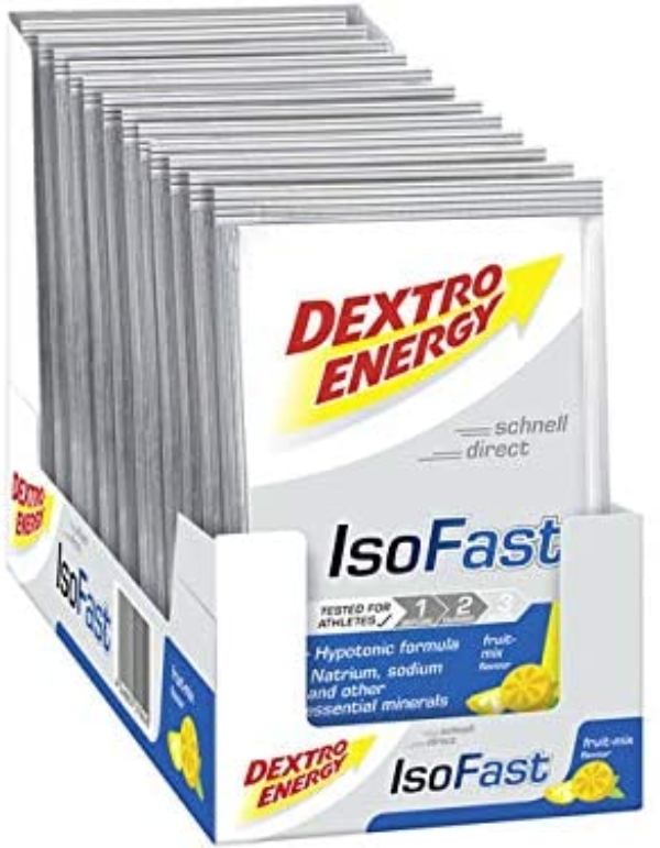 Dextro Energy Isofast Bebida Hipotónica orange56g 12pz