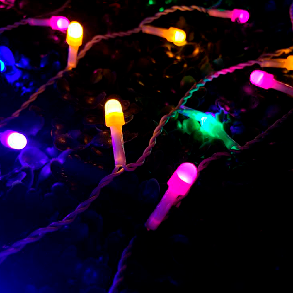 Cascada Decorativa Luz Led Multicolor Pastel 500 Focos 8 Funciones ...