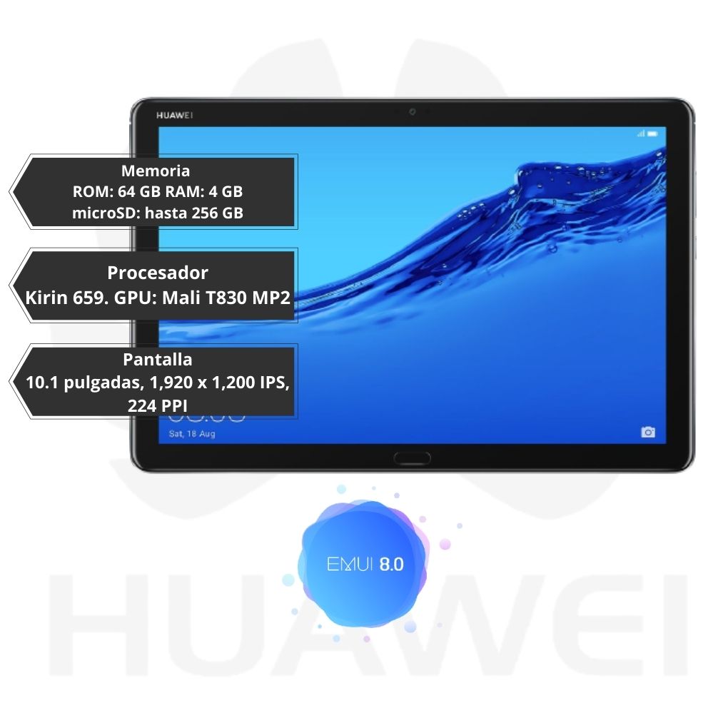 Tablet Huawei MediaPad M5 Lite 10.1" Wi Fi Kirin 659 32 GB Ram 4 GB ...