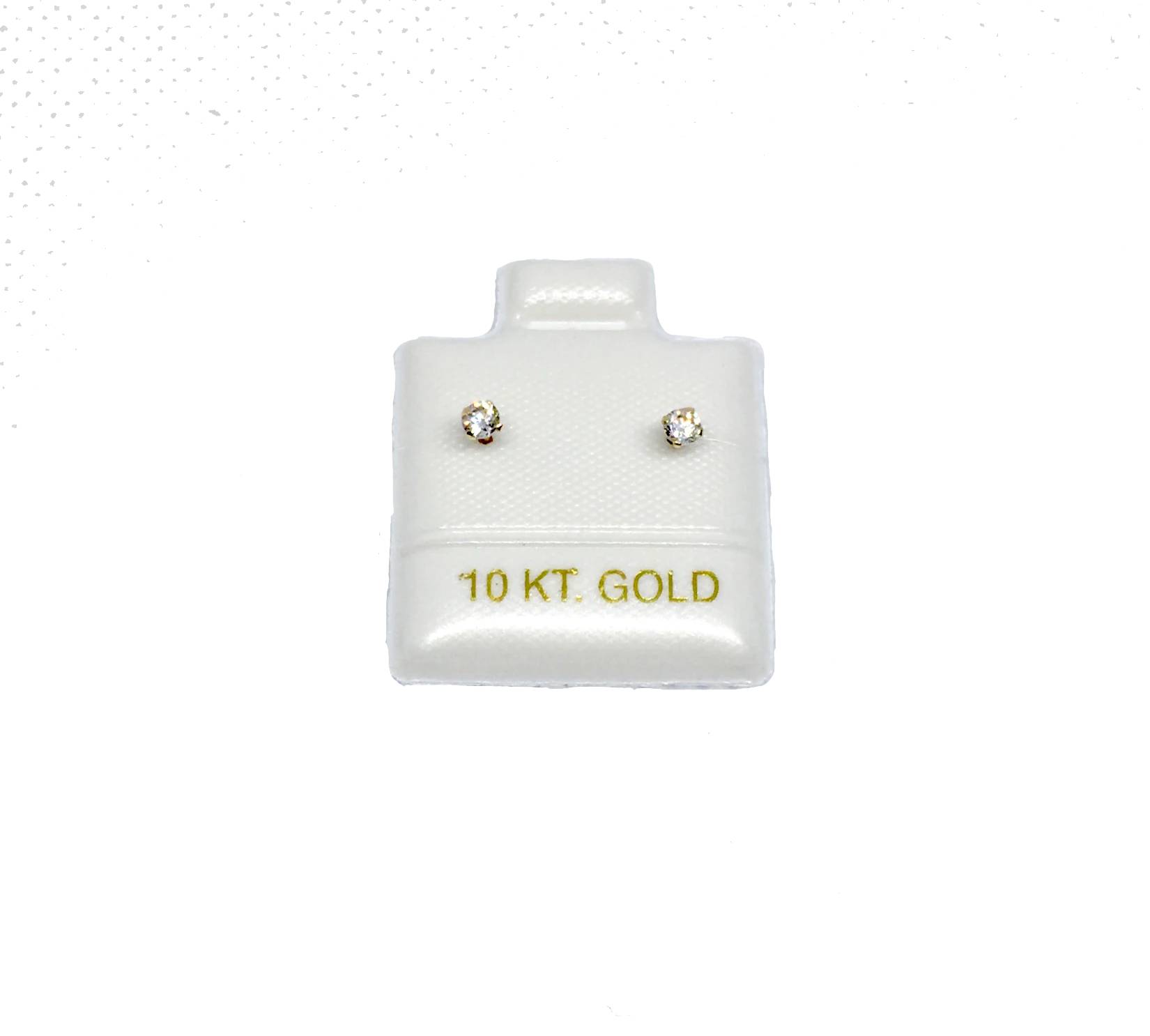 Arete Broquel Bebe Recto #2.5 10K MEERGOLD