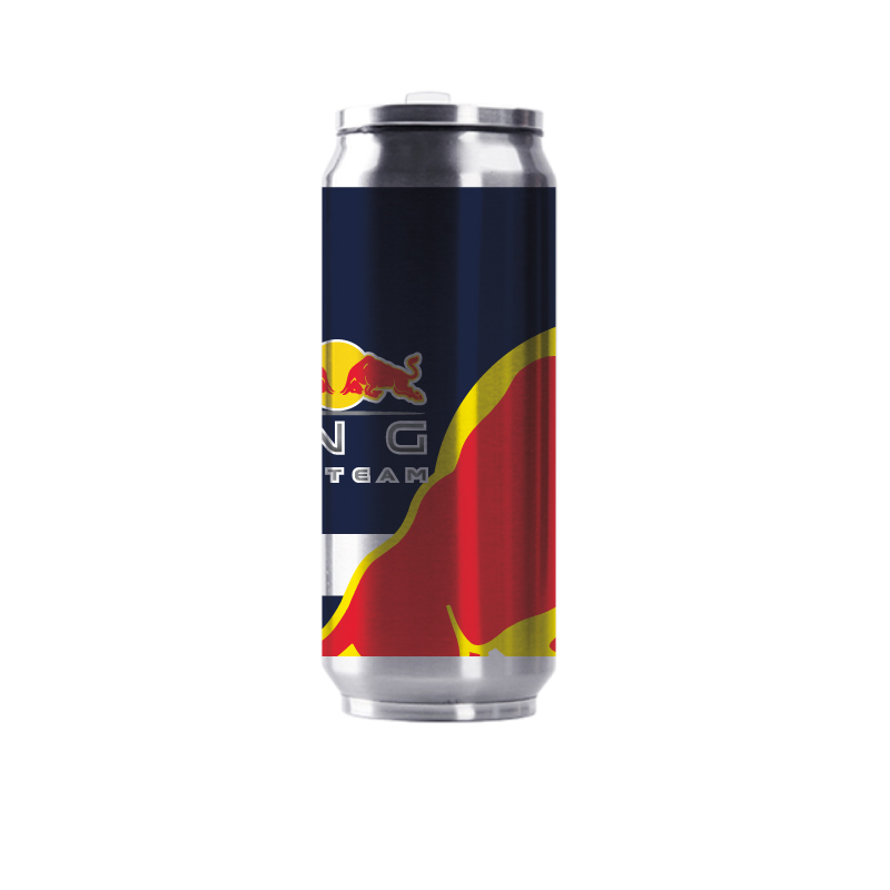 Termo Red Bull, Térmico de Acero Inoxidable Lata, 500 ml, Red Bull RACING
